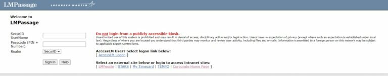LMPeople Login, LMPassage Sign In, AccessLM- Lockheed Martin